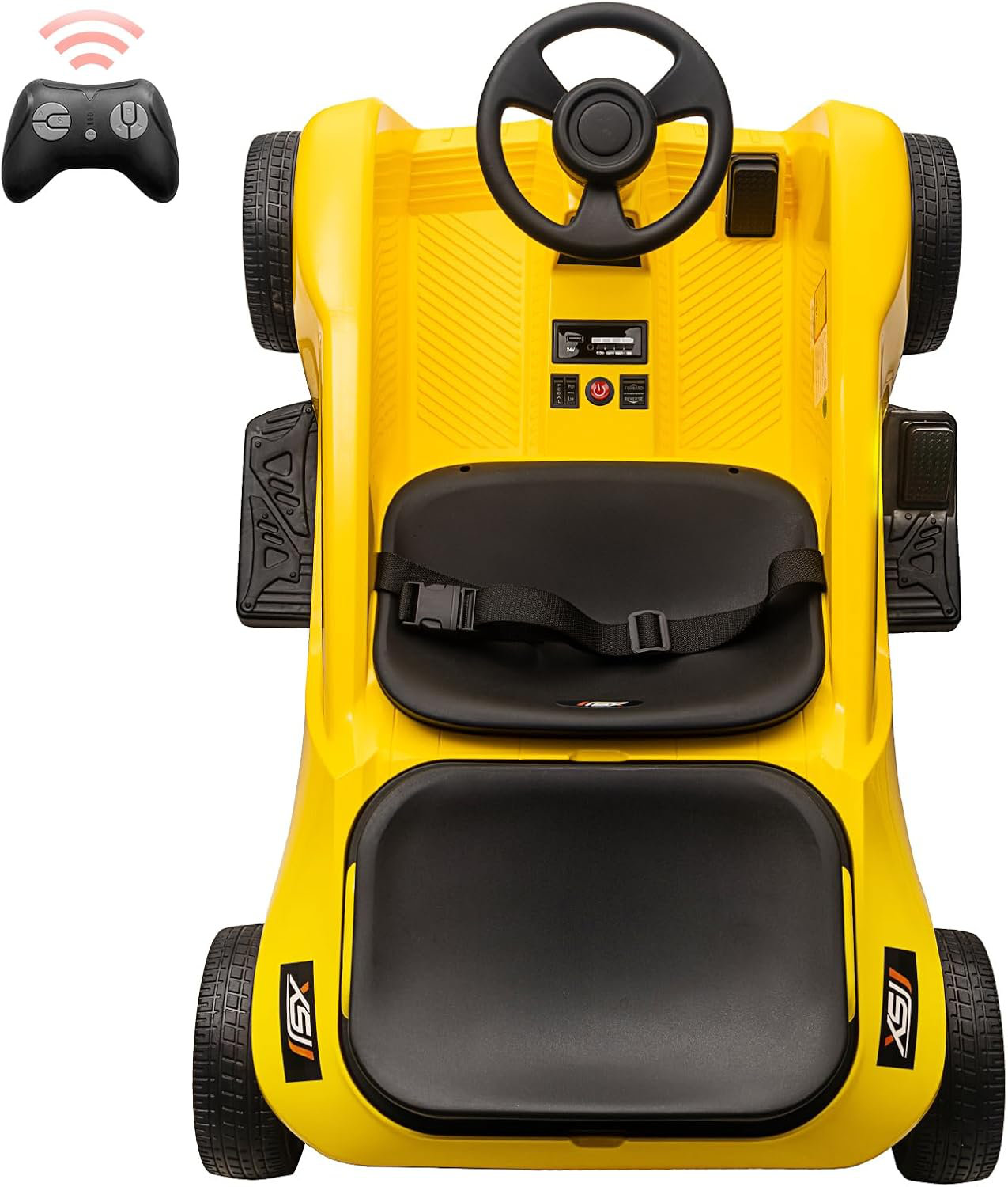 gaomon Electric Stroller, 24V Electric Stroller, 2 Seaters 4-Wheelers ...