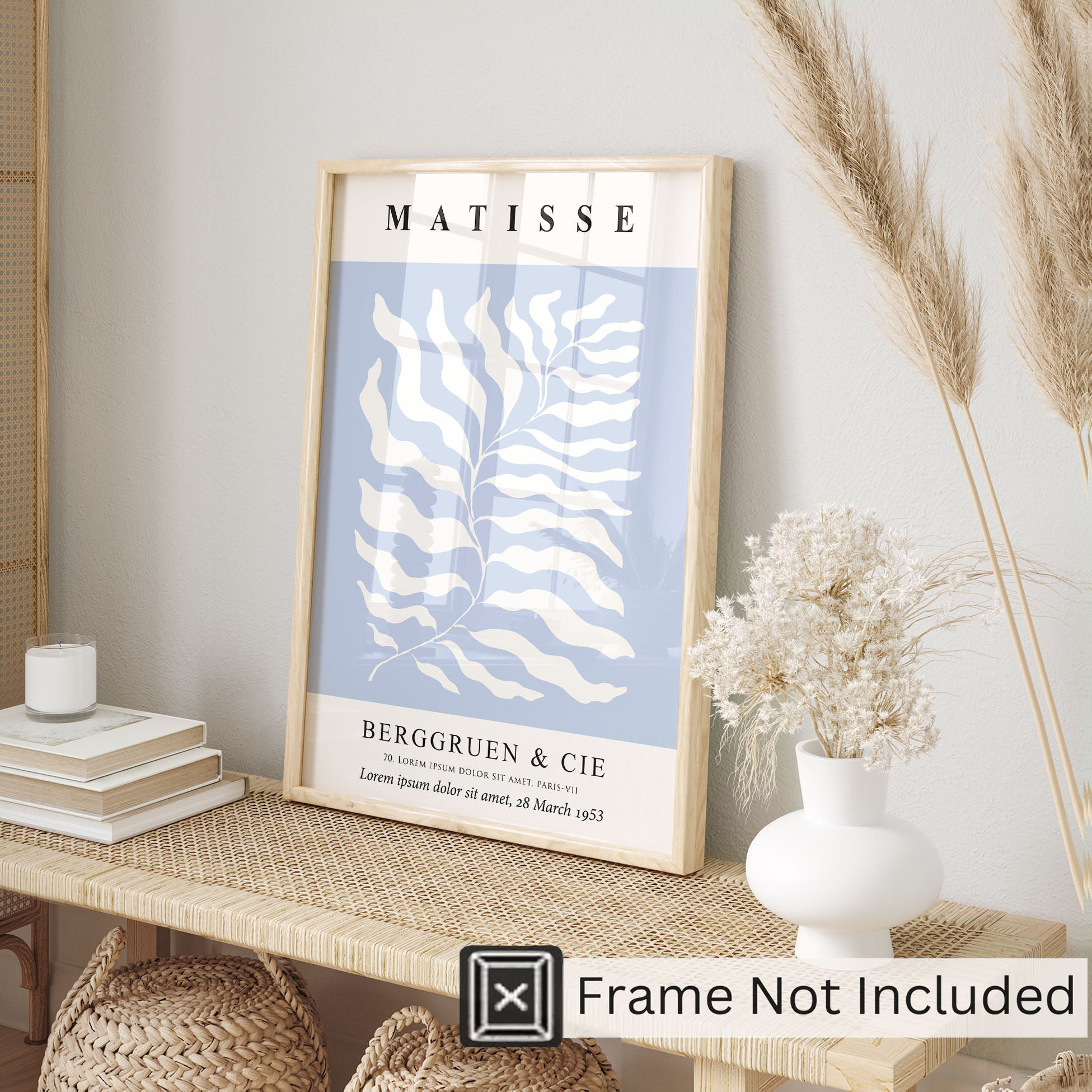 Vault W Artwork Botanical Henri Matisse Botanical Soft Blue II Mid ...