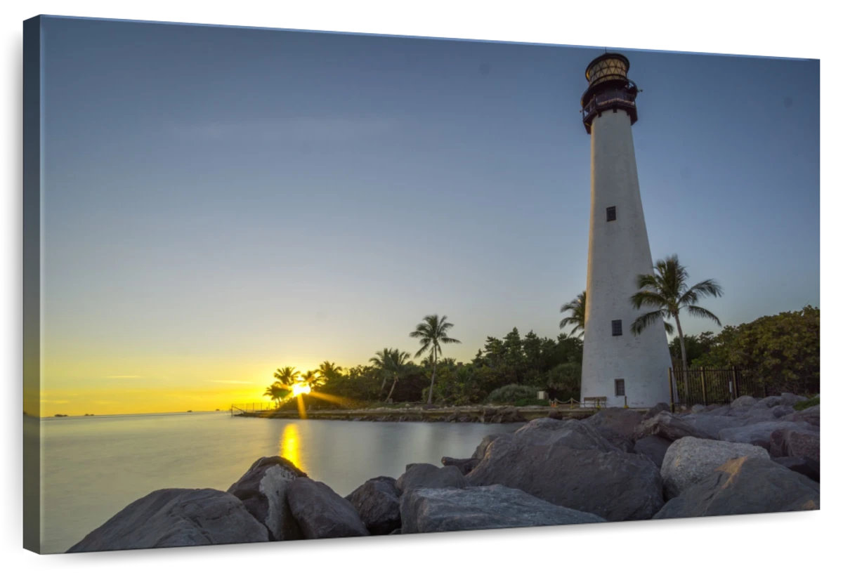 Elephant Stock Key Biscayne Lighthouse Sunset | Wayfair