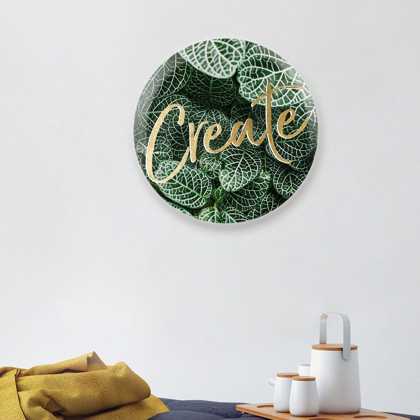 Ivy Bronx Create Jungle - Textual Art Print on Acrylic - Wayfair Canada