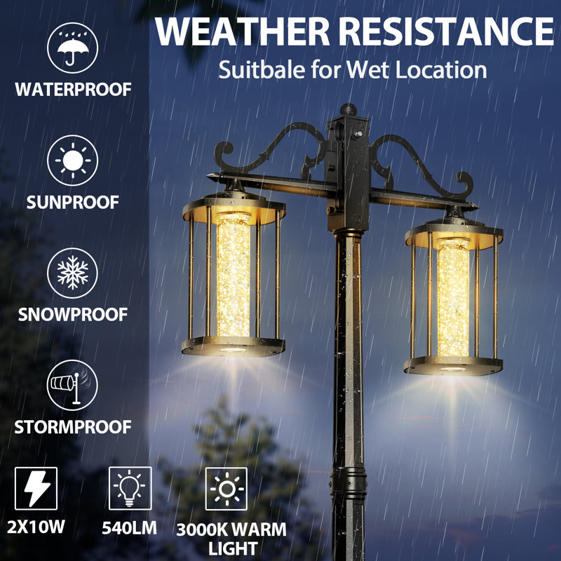 Canora Grey Seliah Seeded Lamp Post (Full) & Reviews | Wayfair