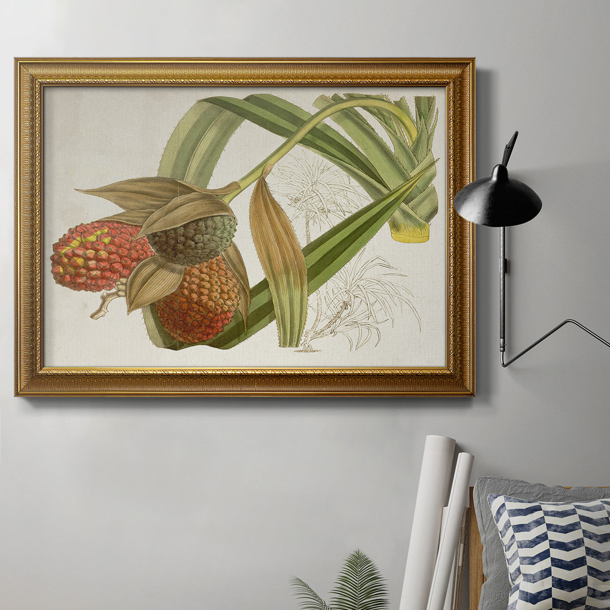 Bayou Breeze Tropical Foliage & Fruit III - Picture Frame Print on ...