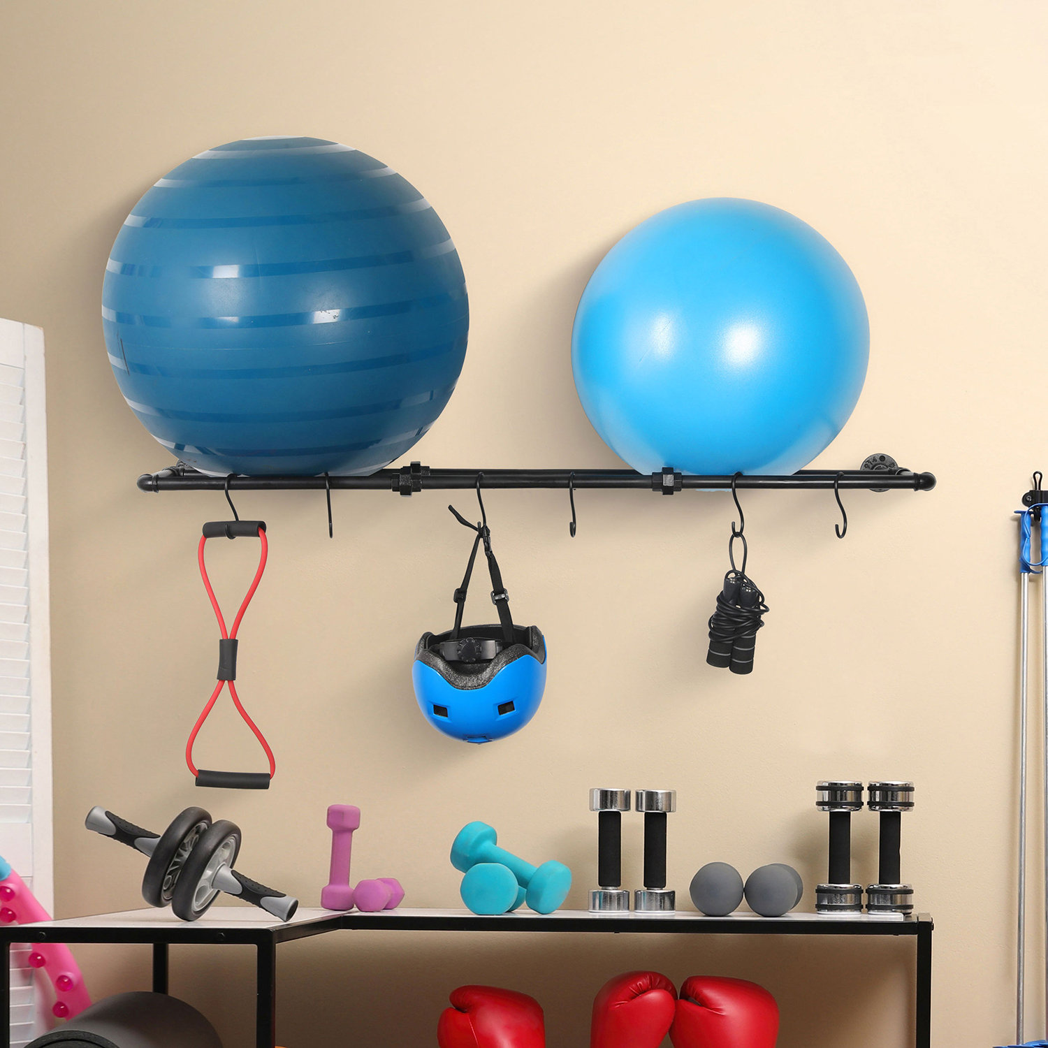 WFX Utility™ Binstead Wall Mounted Sports Rack | Wayfair