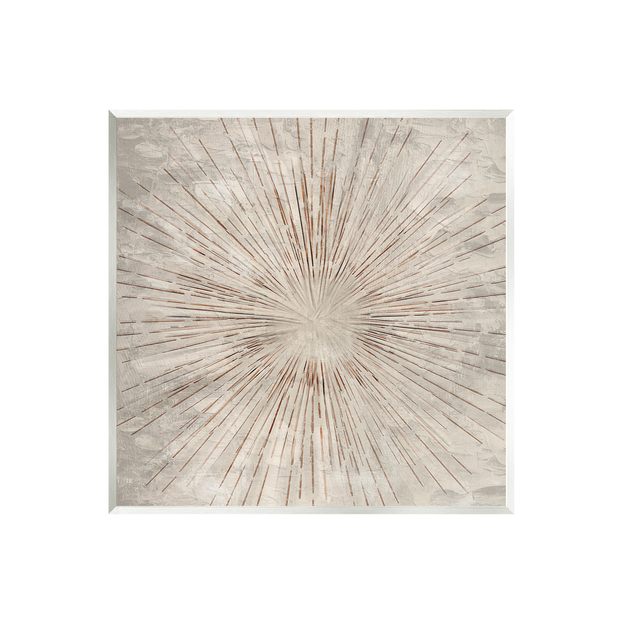 Stupell Industries Burst Of Brown Pattern On MDF by Kim Allen Print ...