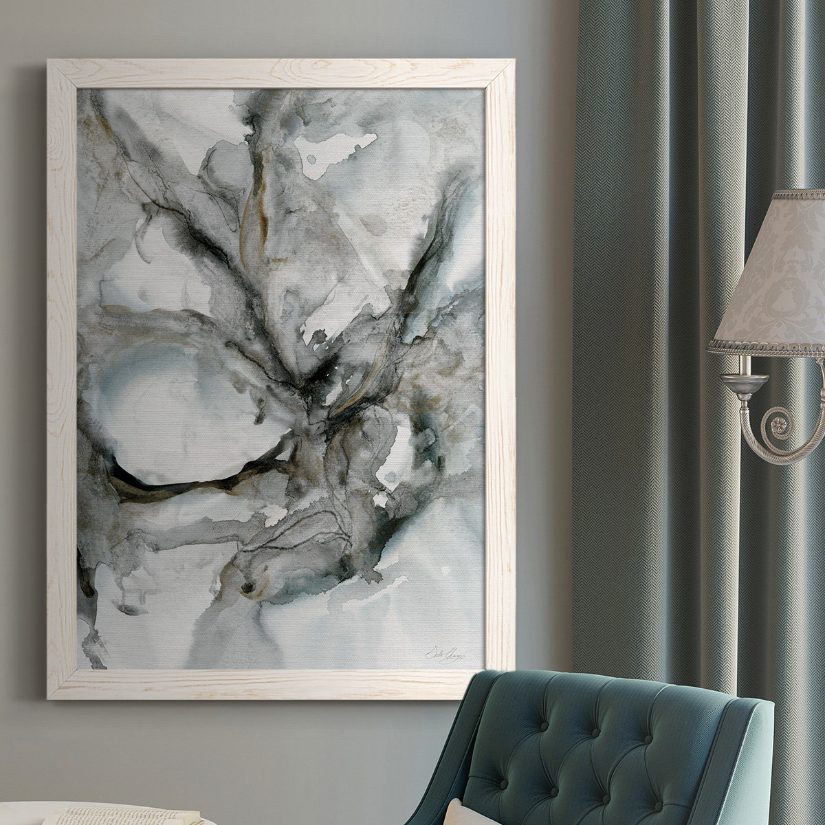 Wrought Studio Marble Harmony-Premium Framed Canvas - Ready To Hang ...