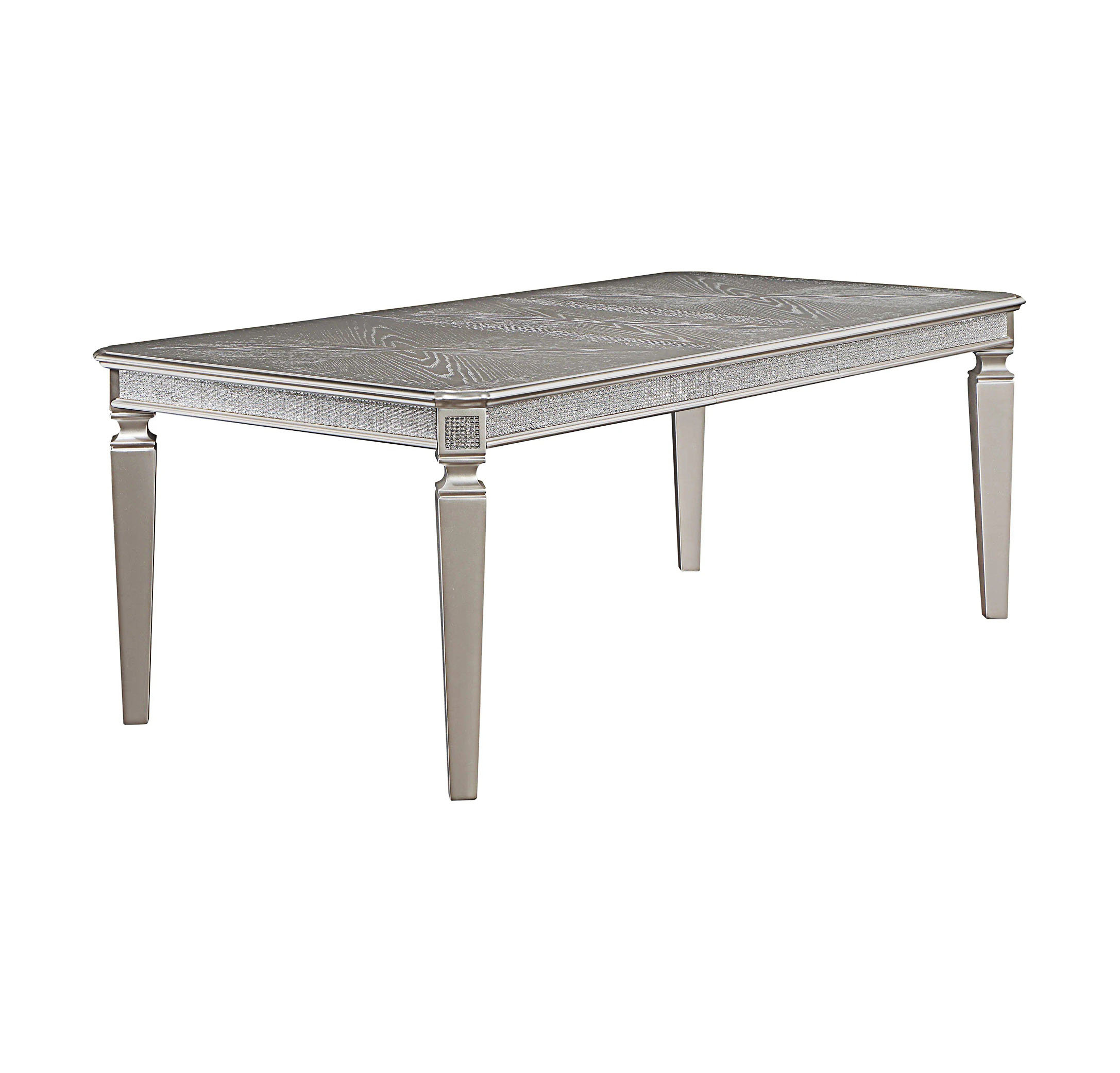 Rosdorf Park Modern Glam Dining Table With Extension Leaf | Wayfair