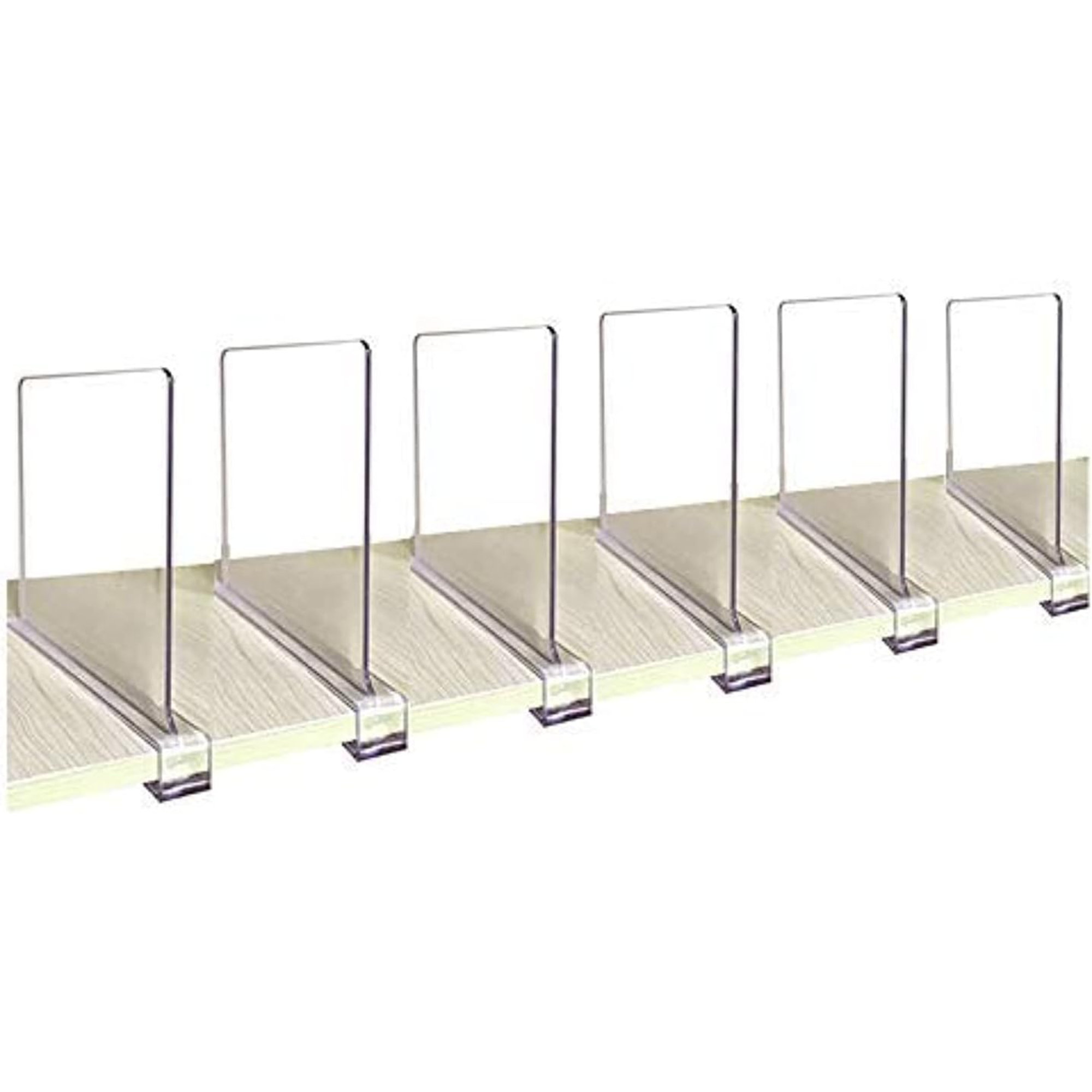 Rebrilliant Acrylic Shelf Divider, Wood Shelf Dividers,Closet Shelf ...