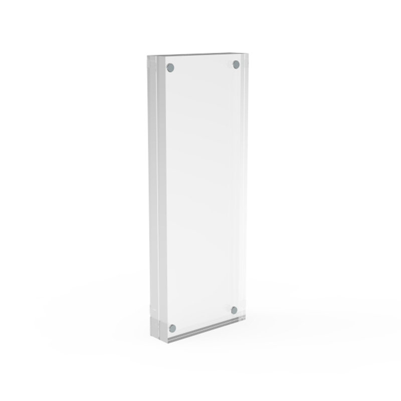 FixtureDisplays Plexiglass Acrylic Sign Holder Logo Block Picture Frame ...