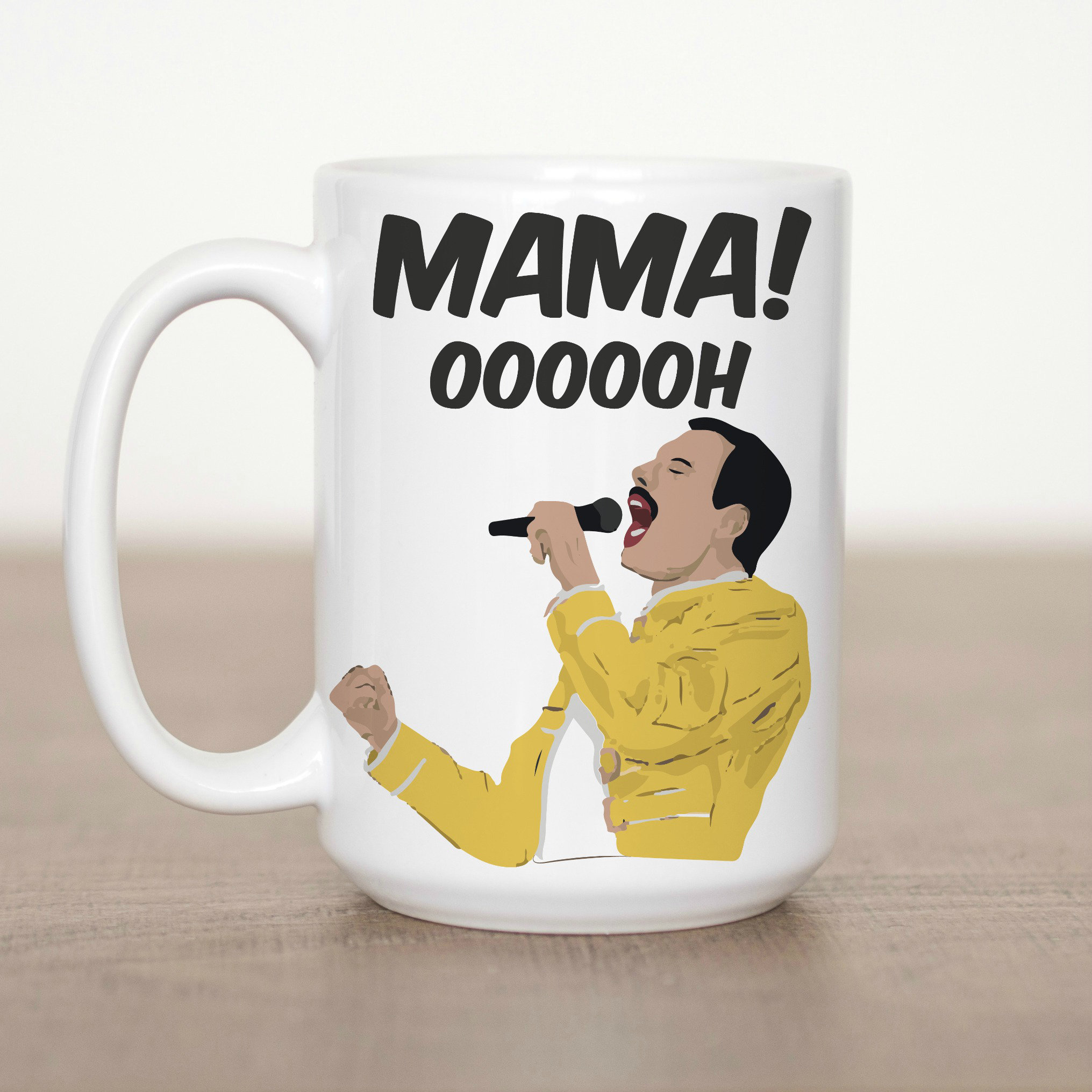 Love You A Latte Shop Mama Oooooh 15 oz Coffee Mug | Wayfair