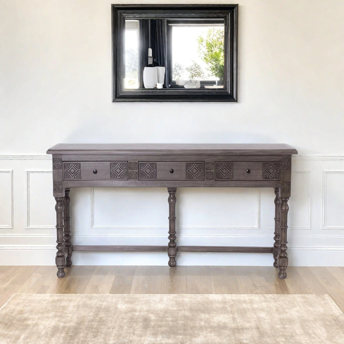 Canora Grey Retro Multifunctional Practical Console Table | Wayfair