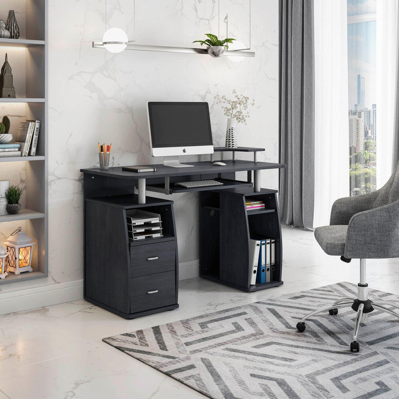 Latitude Run® Modern Grey Office Workstation by Techni Mobili ...