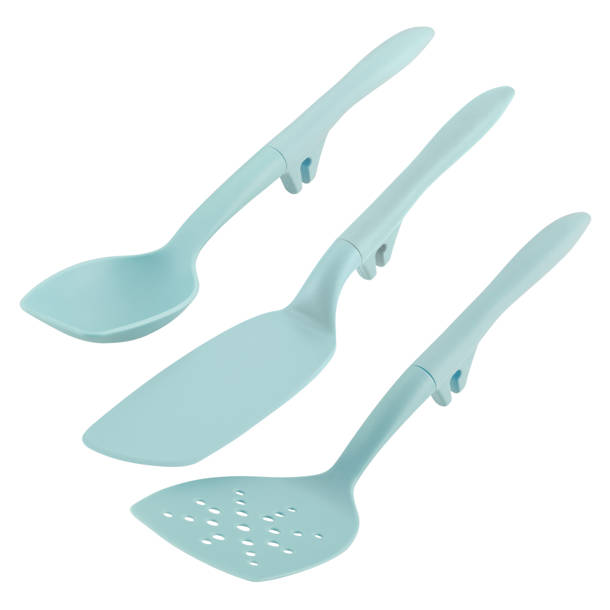 Rachael Ray Tools & Gadgets Lazy Tools Kitchen Utensil Set, 3-Piece ...