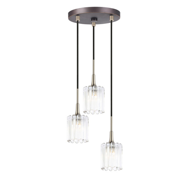 House of Hampton® Romona 3 - Light Cluster Pendant | Wayfair