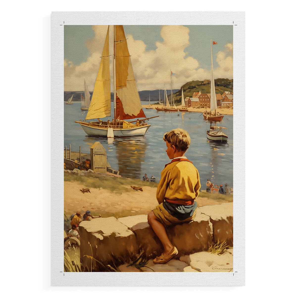 Dovecove NAUTICAL Series DCIII -Canvas Print Only - NOT FRAMED | Wayfair