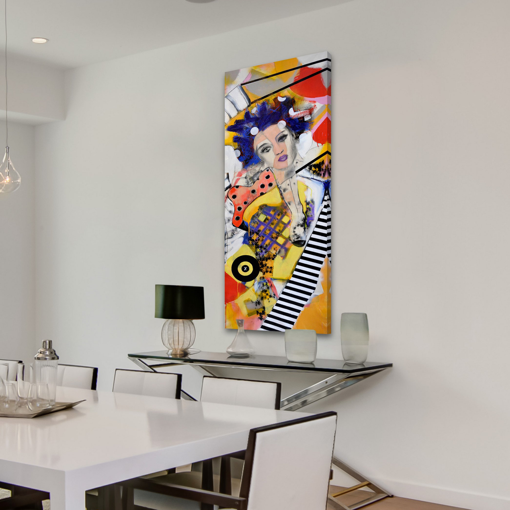 Marmont Hill "Mimography Marionette" Painting Print on Wrapped Canvas ...