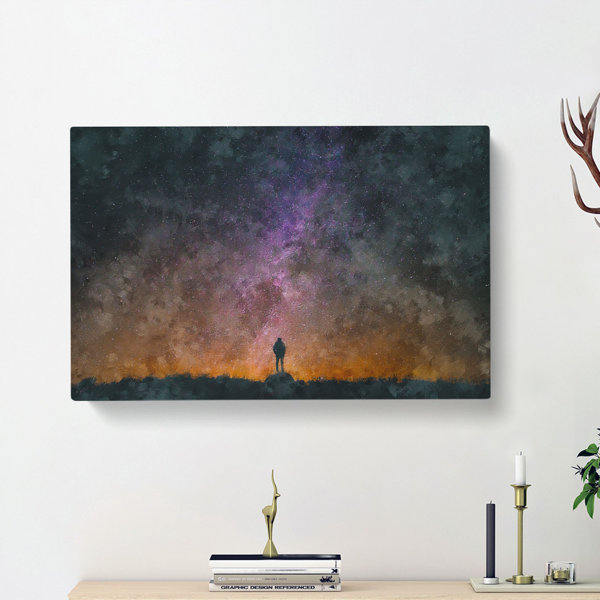 East Urban Home Milky Way Dreams - Wrapped Canvas Painting | Wayfair.co.uk
