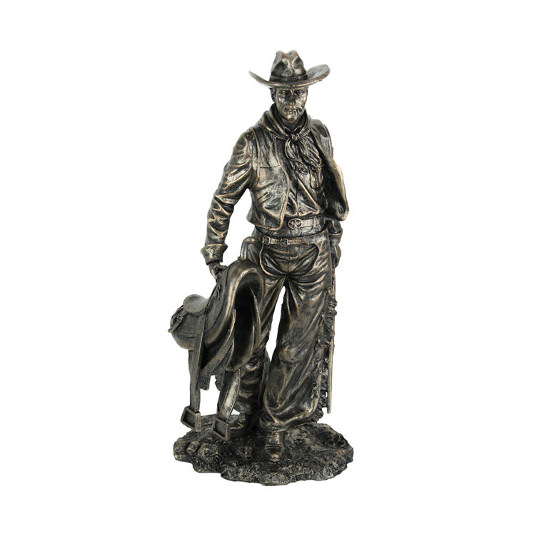 Foundry Select Bryley Western Cowboy avec selle et fusil décoratif ...