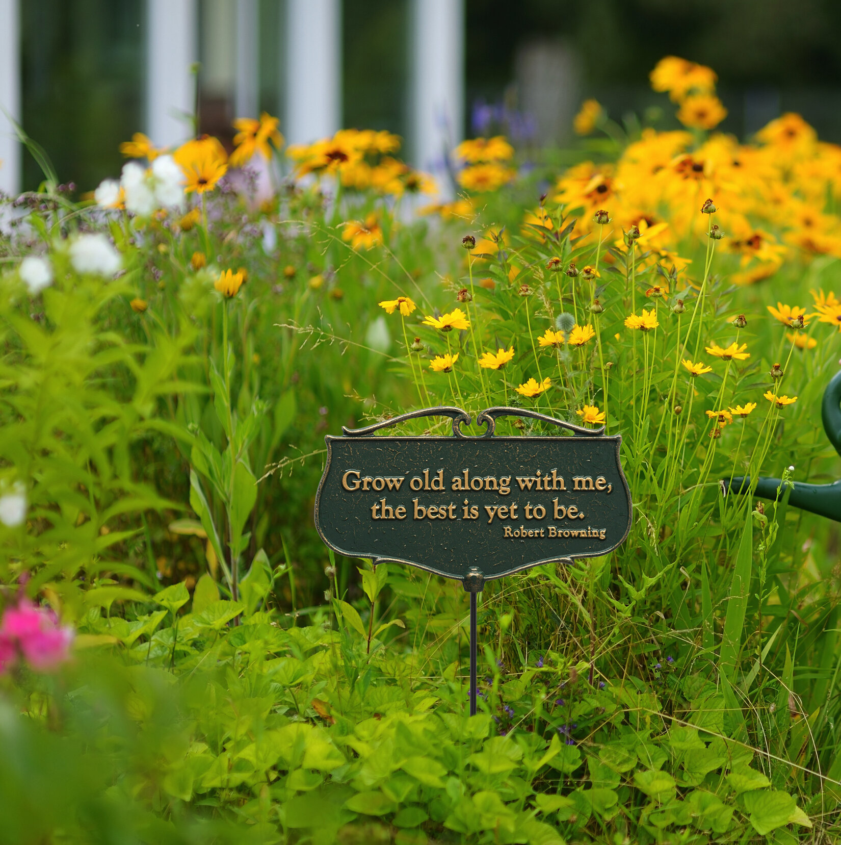 Whitehall Products Flora & Fauna Metal Garden Sign & Reviews | Wayfair