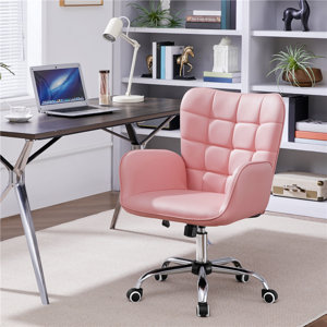 Pink Office Chairs You'll Love | Wayfair