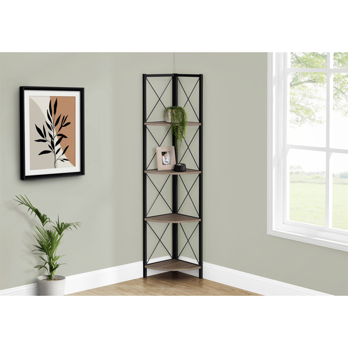 Creationstry Stylish And Functional Metal Etagere Bookcase For Home And ...