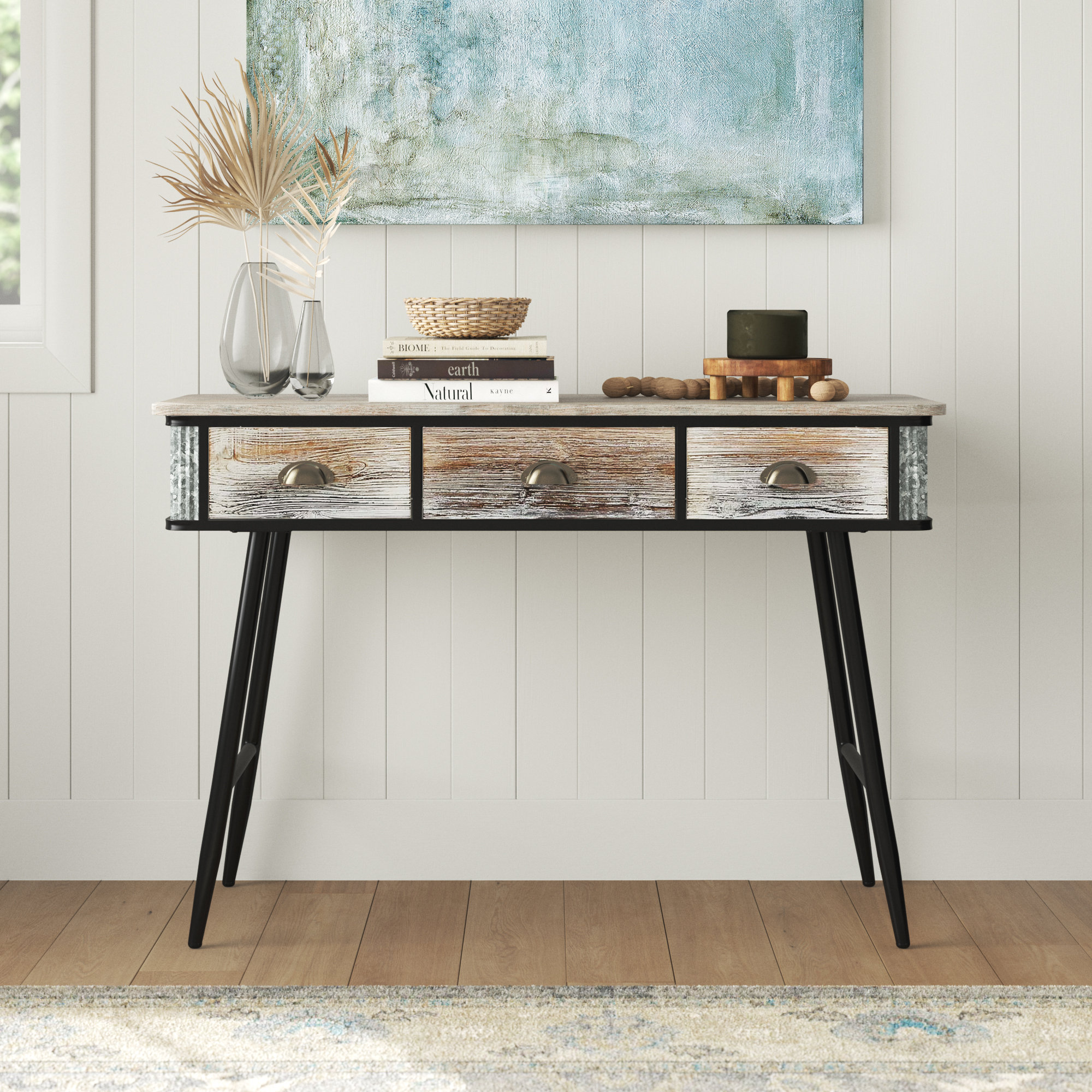 Sand & Stable™ Sedrick 45.6" Solid Wood Console Table & Reviews ...