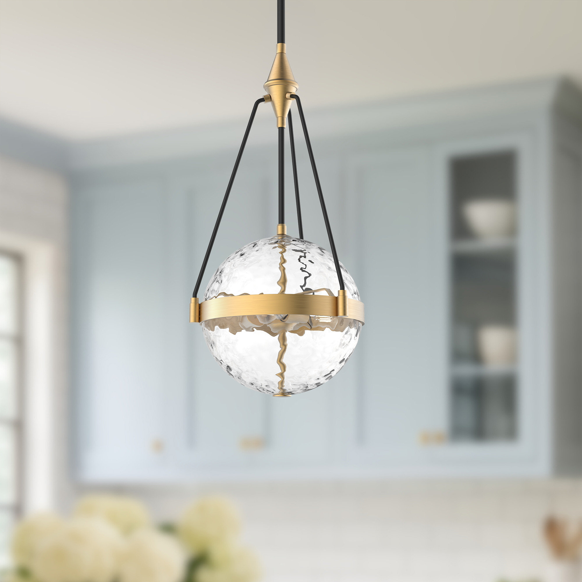 Alora Mood Harmony 3 - Light Single Globe Water Pendant | Wayfair