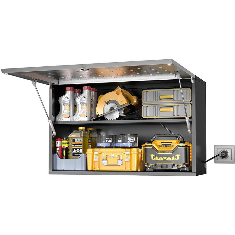 WFX Utility™ Garage Storage Cabinet with Locking, Floating Steel ...