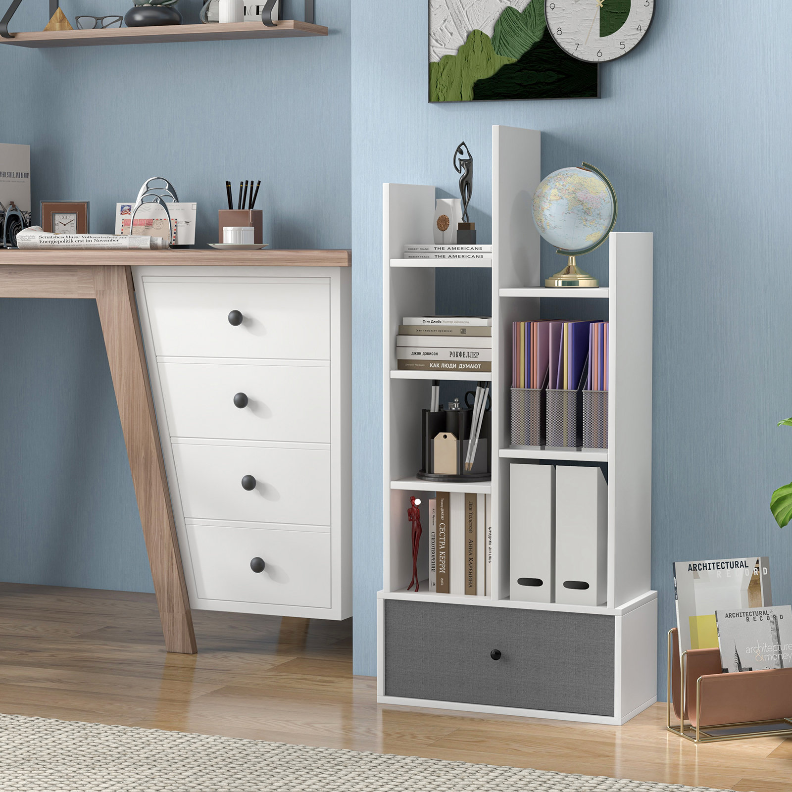 Latitude Run Komor Bookcase | Wayfair.ie