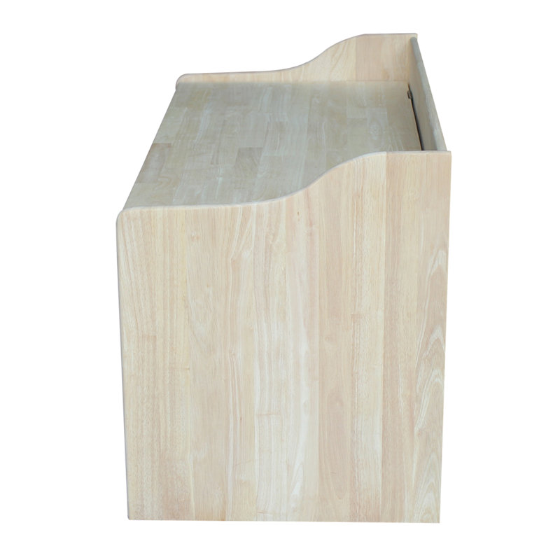 Gracie Oaks Jaigo Solid Wood Blanket Chest & Reviews | Wayfair