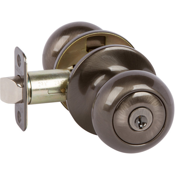 Delaney Hardware CALLAN Saxon Keyed Door Knob 10BE & Reviews | Wayfair