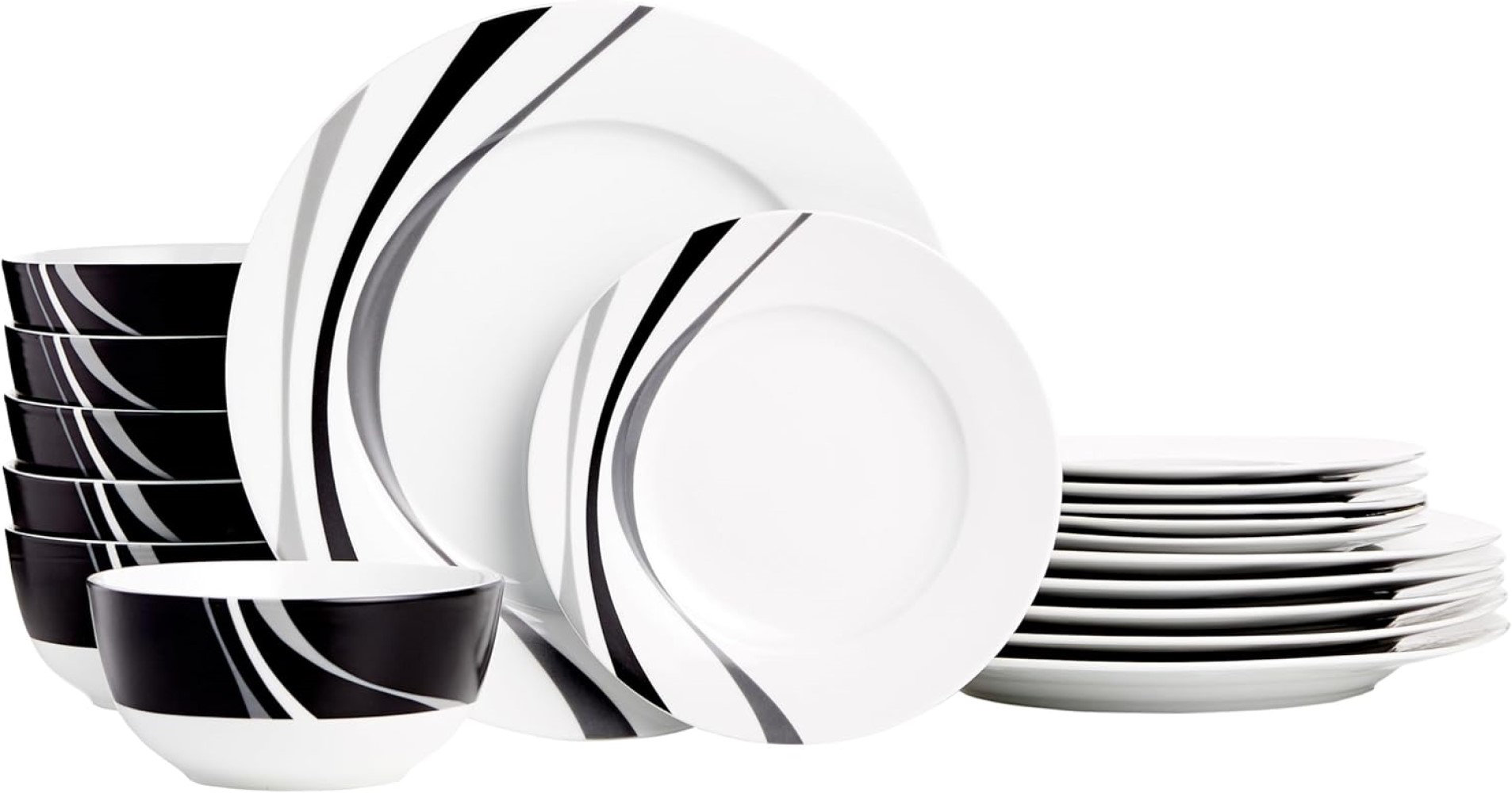 Brayden Studio® Ionia 18 Piece Porcelain Dinnerware Set - Service for 6 ...