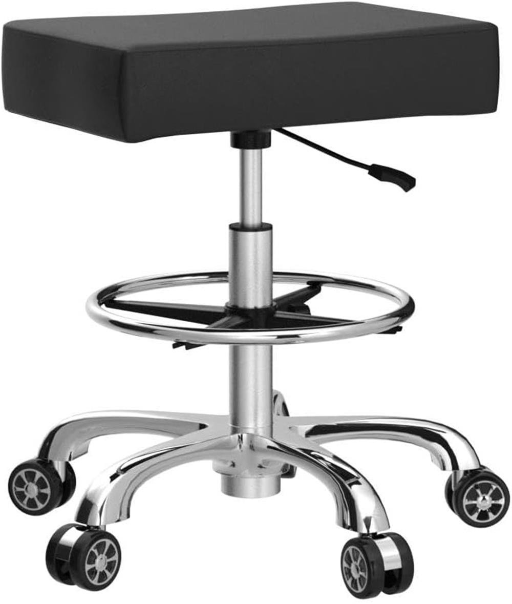 Orren Ellis Adjustable Rolling And Rotating Stool | Wayfair