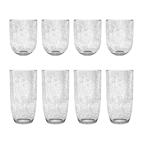 Clarimond Bubble 15.5 Oz Dof Clear (4) & Bubble 23 Oz Jumbo Clear (4 ...