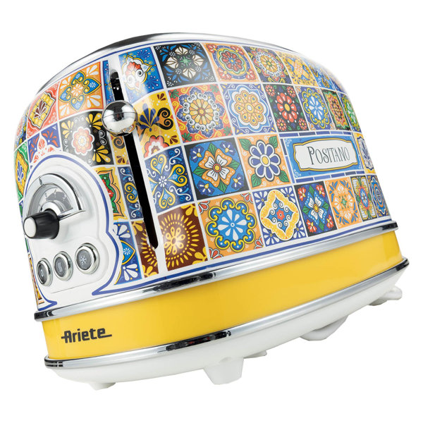 Ariete 2 Slice Positano Toaster | Wayfair.co.uk