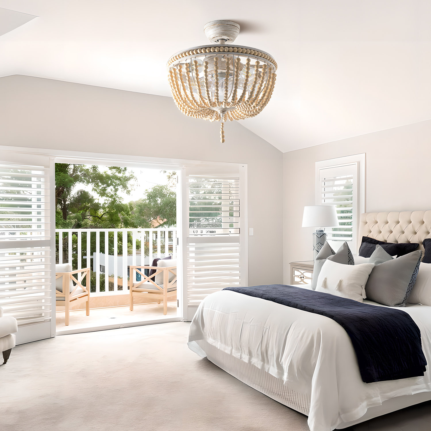 Dakota Fields 18 Beige Ceiling Fan Light Kit | Wayfair