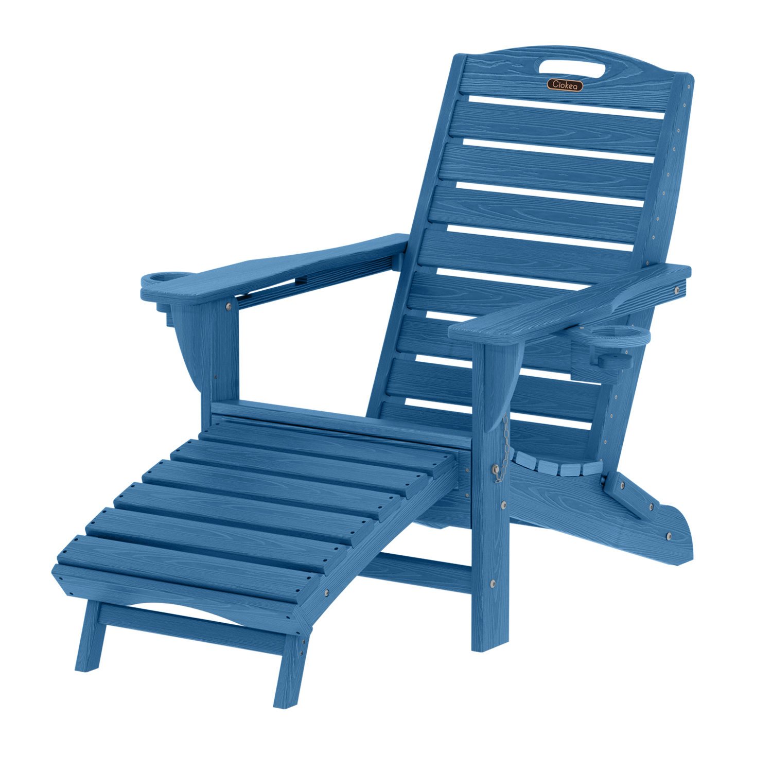 Rosecliff Heights Adirondack Chairs Set Foldable Firepit Chairs Wood ...