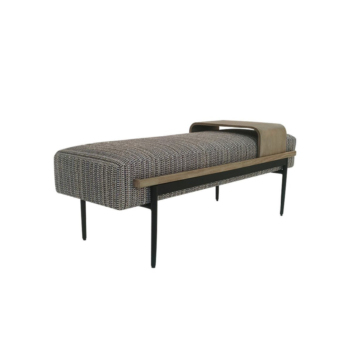 Canora Grey Cocktail Ottoman With Slide Tray | Wayfair