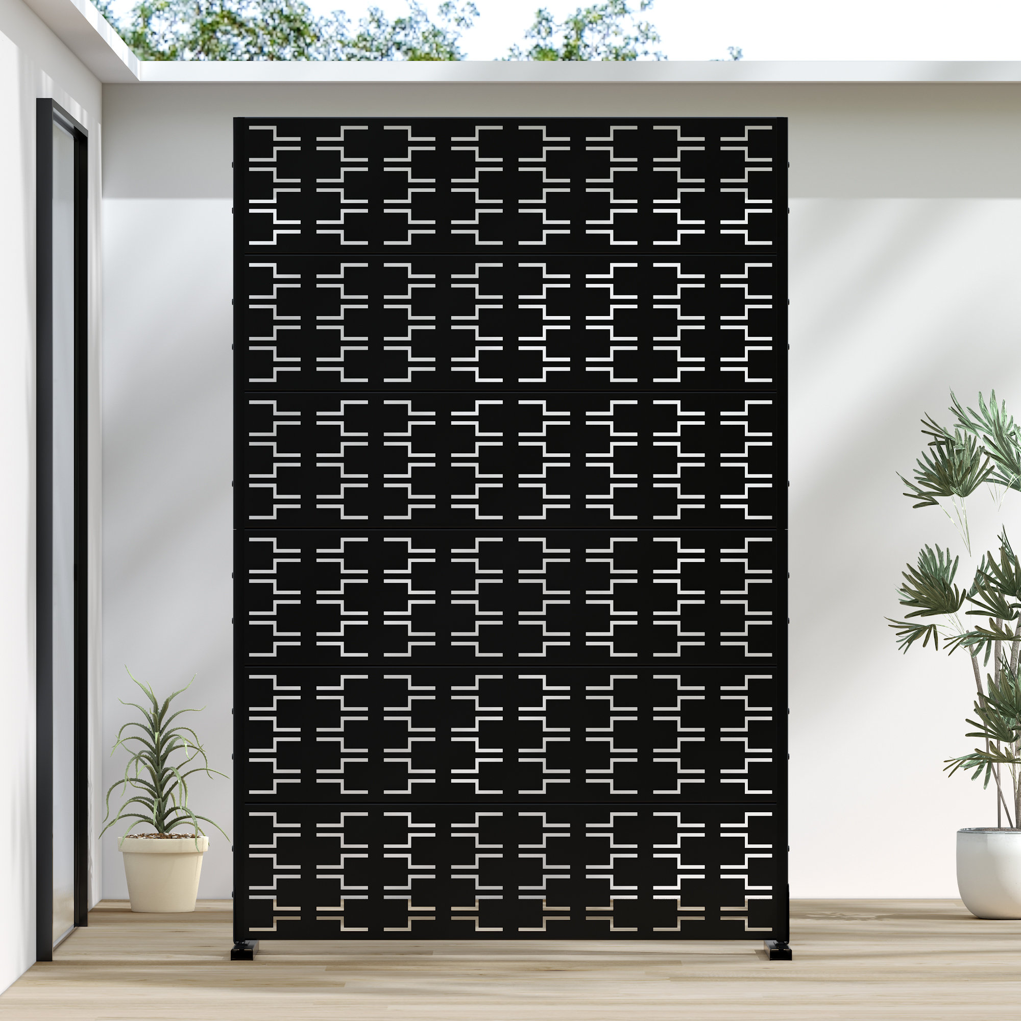 Lumioca Metal Outdoor Privacy Screen & Reviews | Wayfair