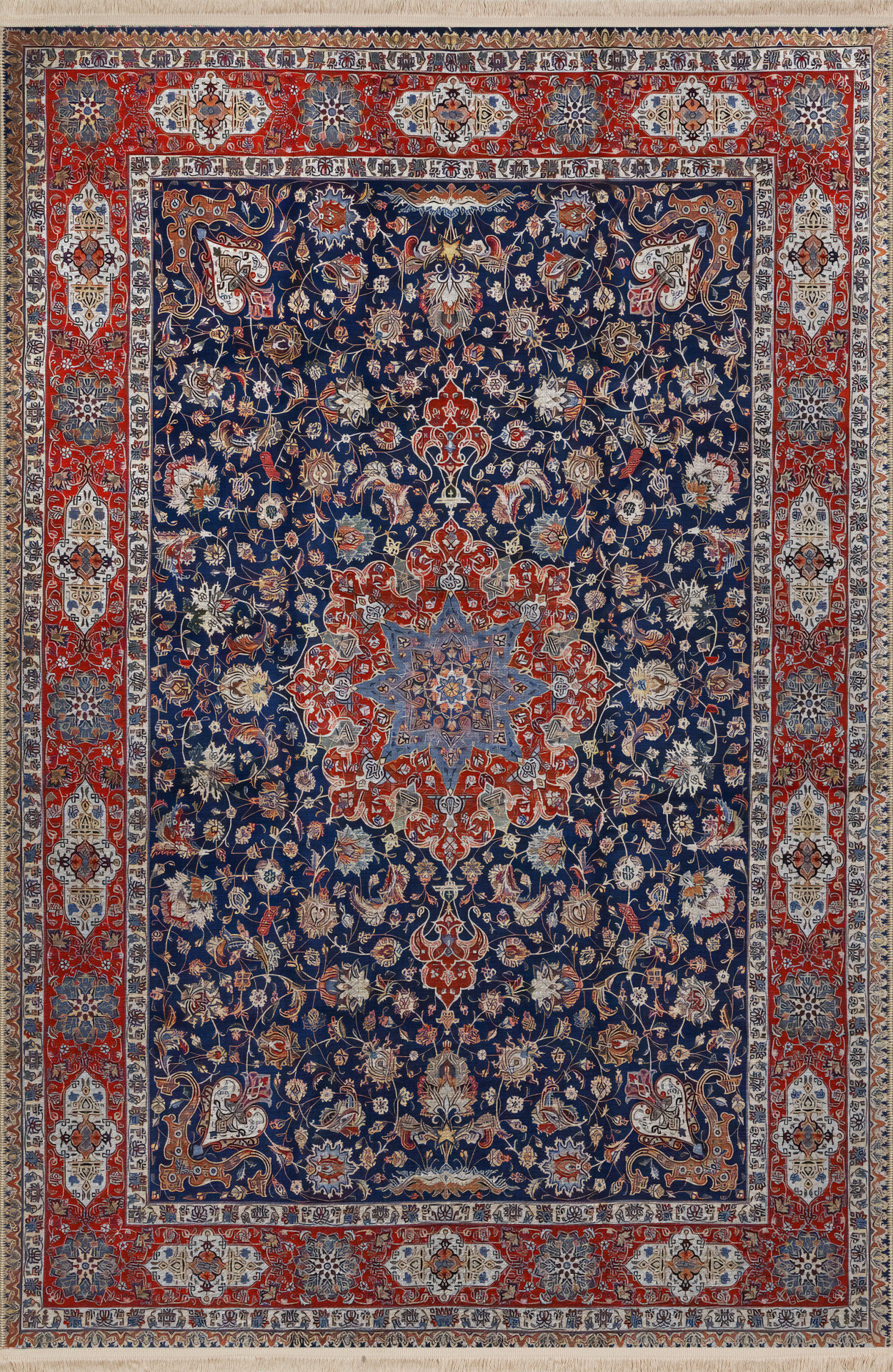 Bloomsbury Market Dark-Toned Multi-Colored Traditional Motif Ethnic ...
