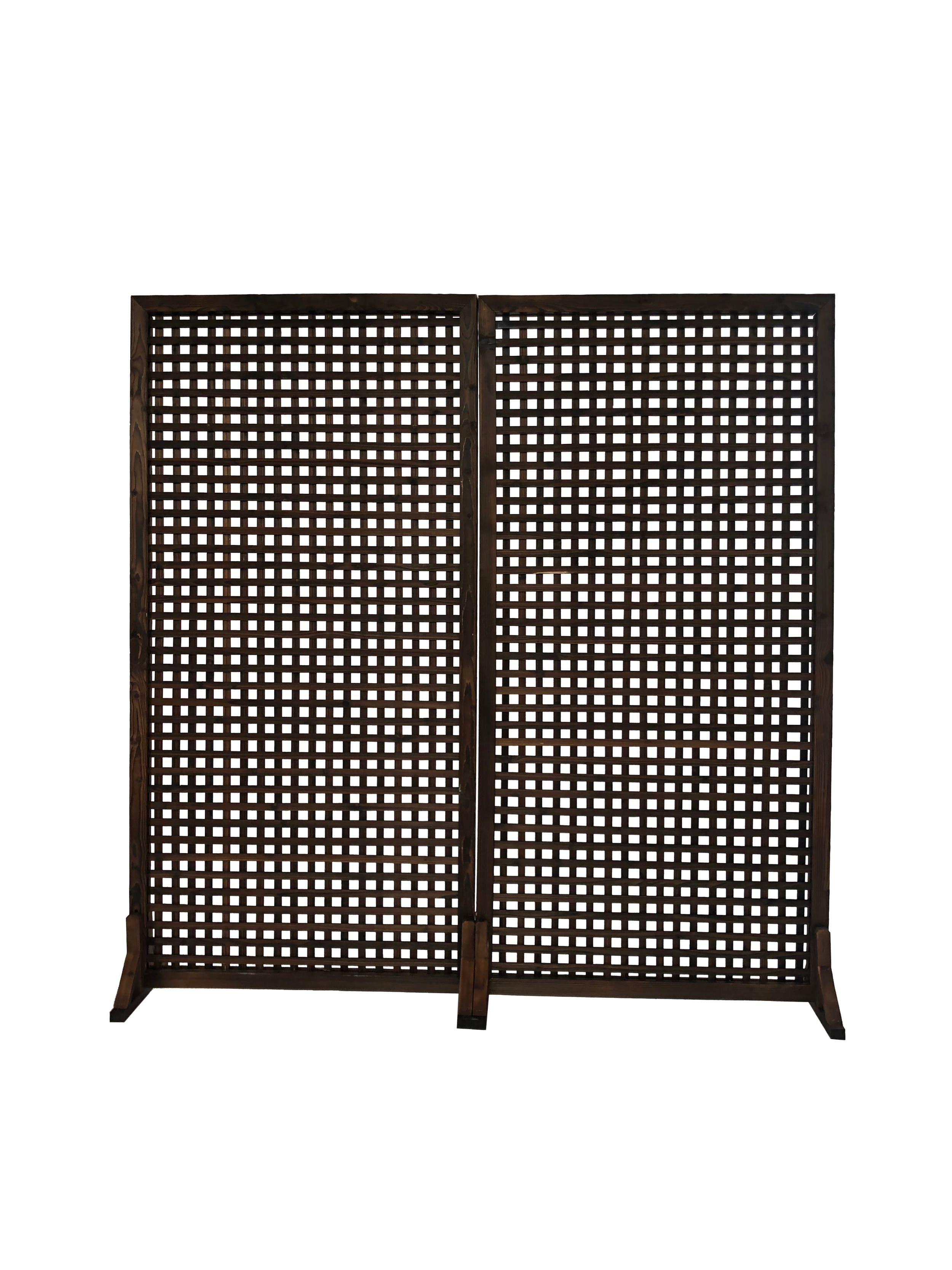 Porpora 6 ft. H x 3 ft. W Wood Privacy Screen/Trellis with Legs ...