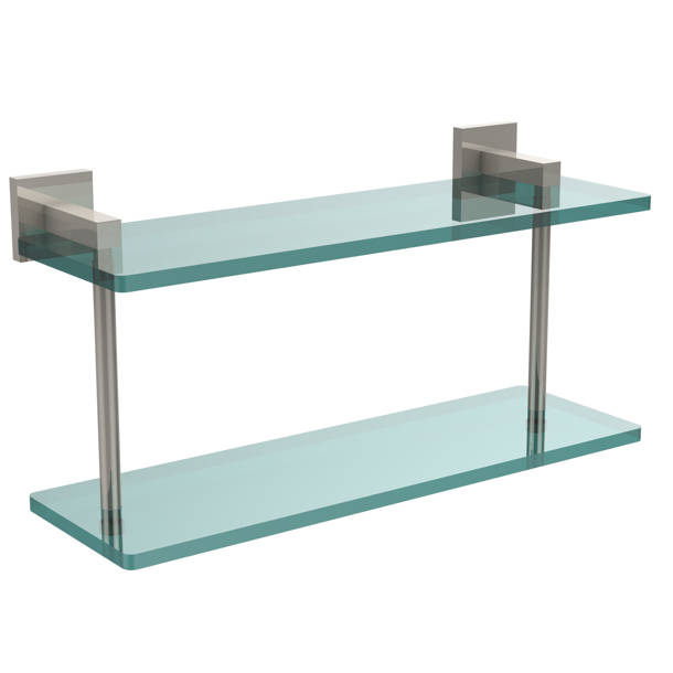 Orren Ellis Haranu 3 Piece Tiered Shelf with Towel Bar | Wayfair