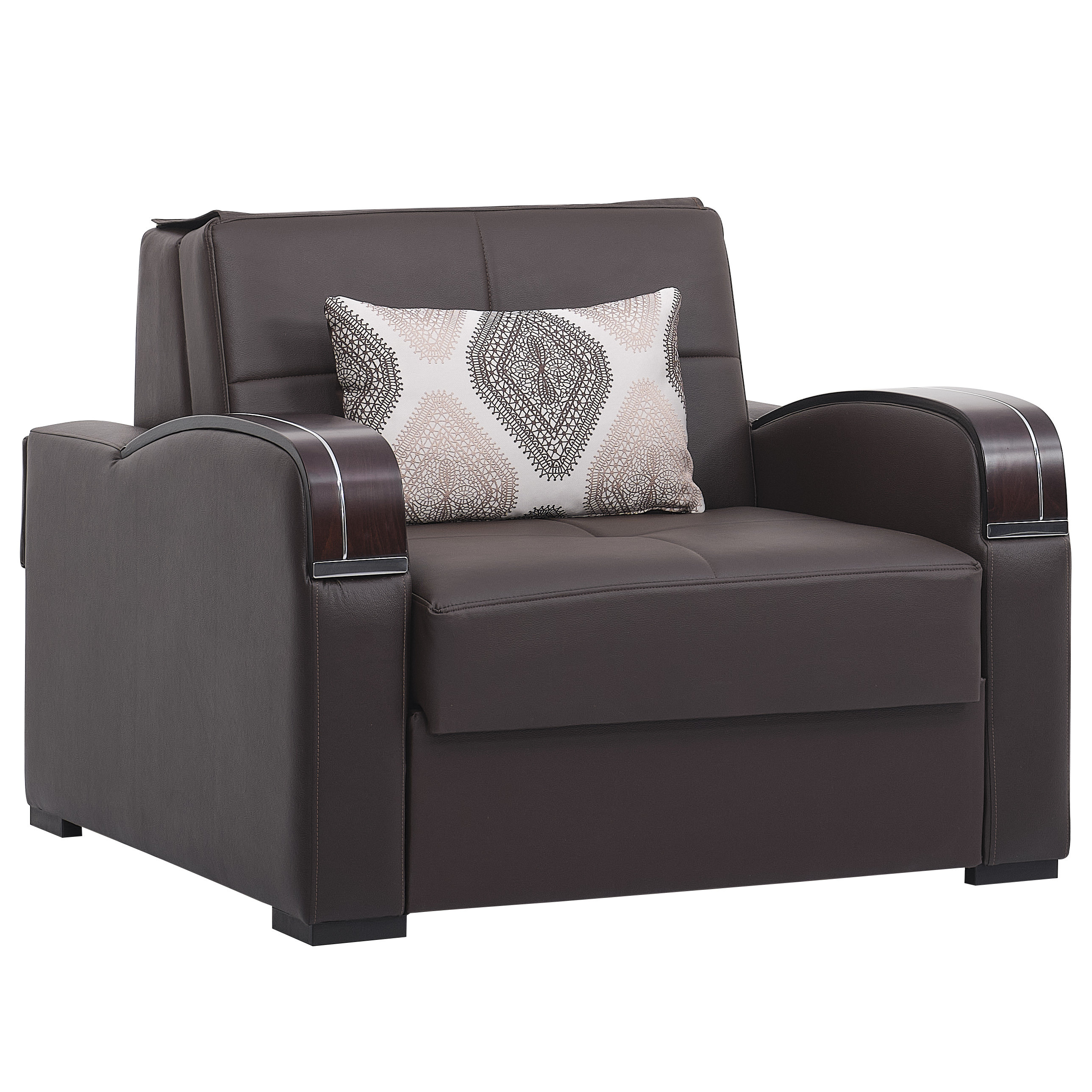 Hokku Designs Cailyn Sleep Plus Upholstered Convertible 3-in-1 Sleeper ...