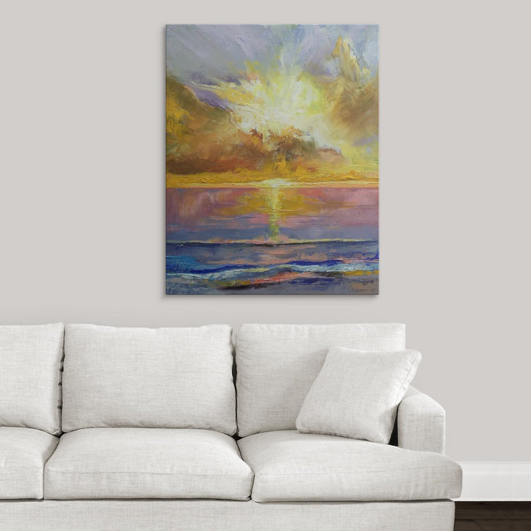 Highland Dunes Massengill Caribbean Sunset' by Michael Creese Painting ...