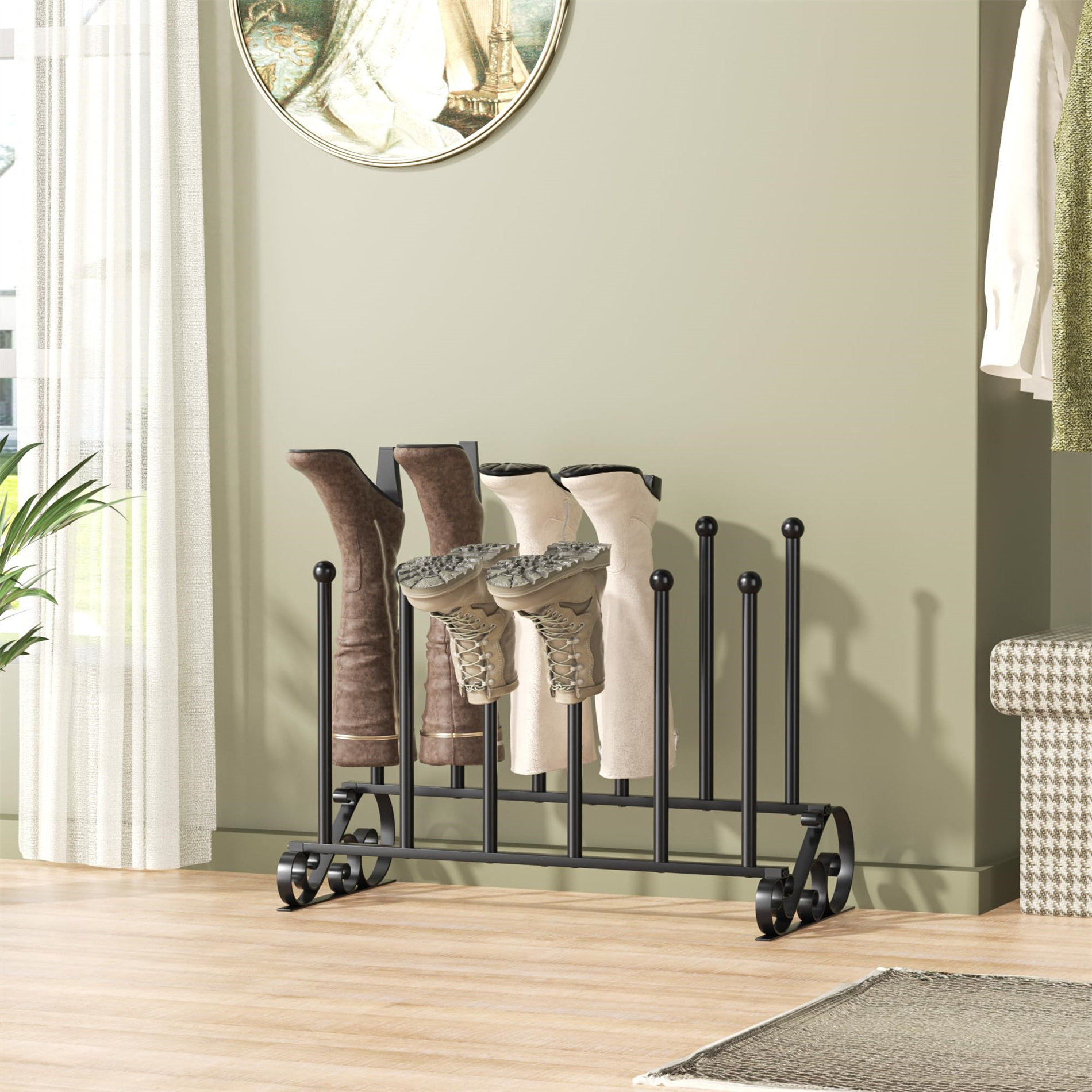 Rebrilliant 6 Pair Shoe Rack | Wayfair