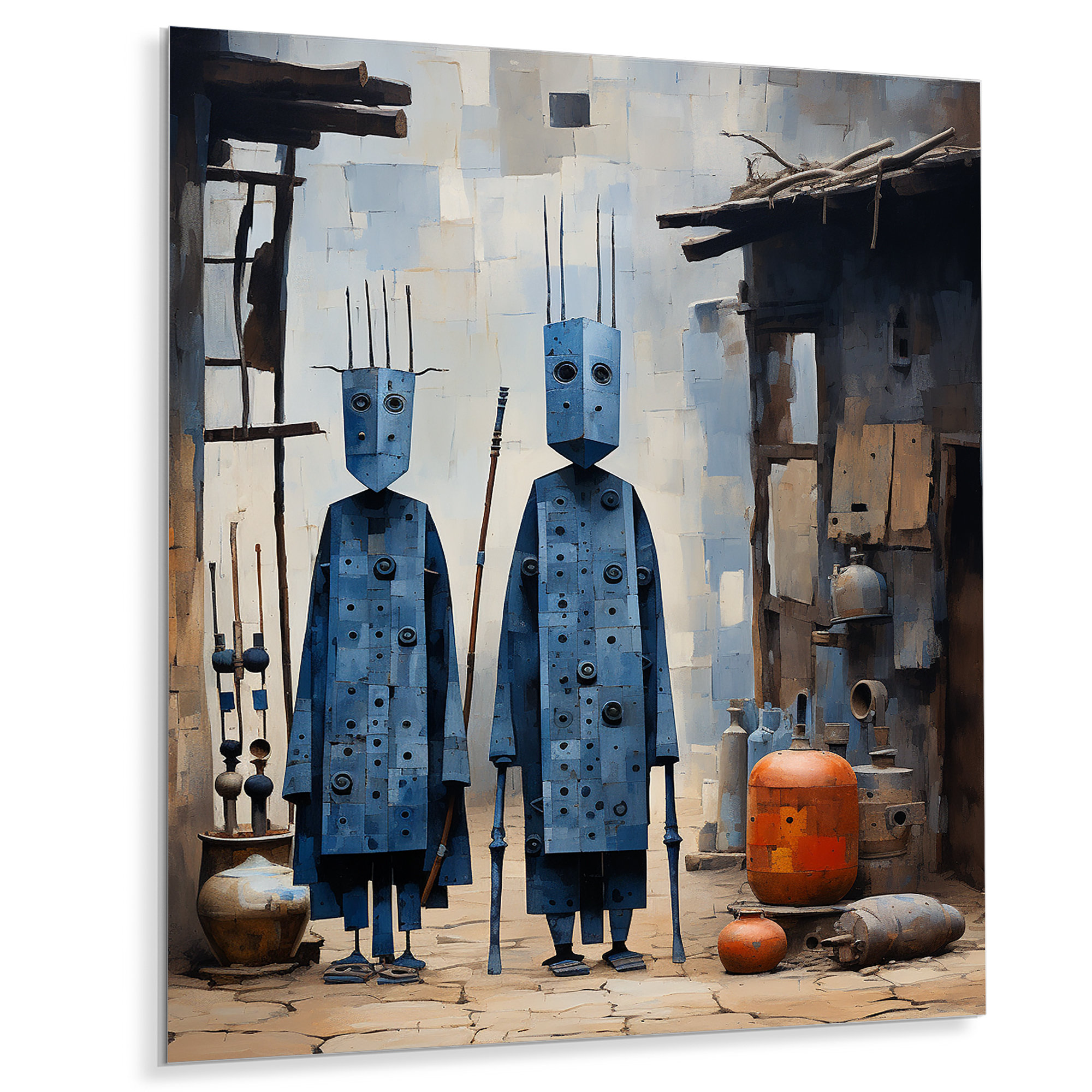 Williston Forge African Tribes Dogon Mali I - African Tribes Metal Art ...