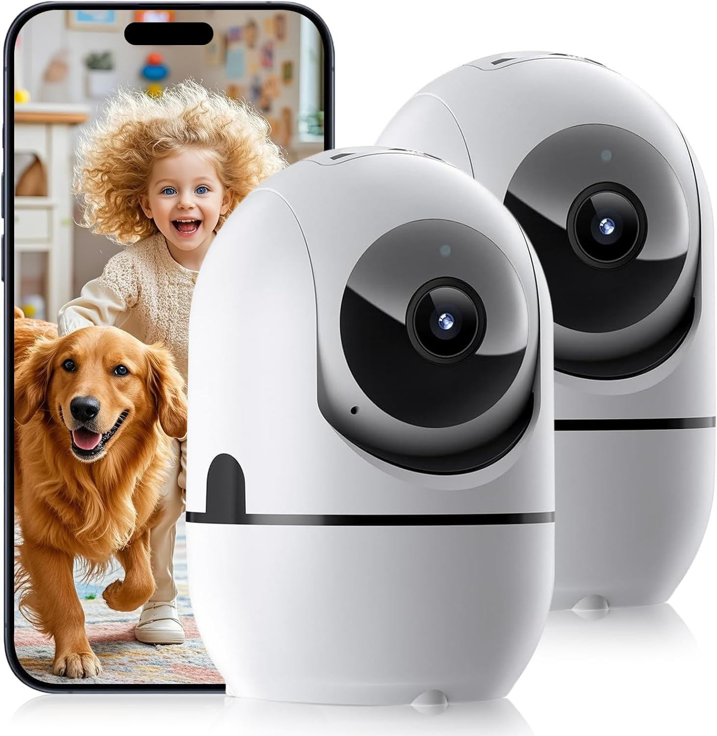LinsCraft Indoor Security Camera, 5G&2.4G Wifi Security Cameras Indoor ...