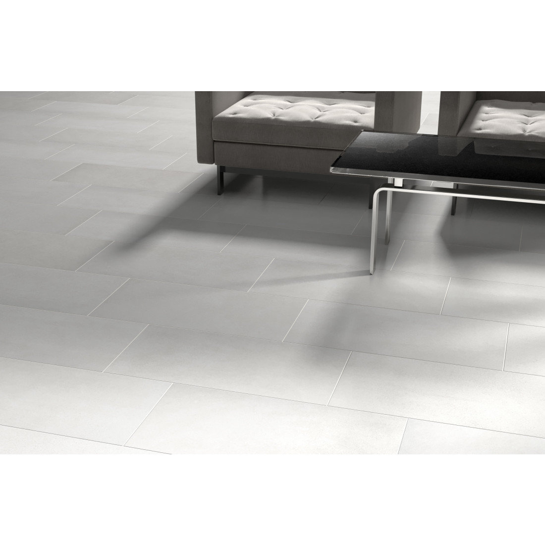 Emser Tile Bb Concrete Gray 12 in. x 24 in. Matte Porcelain Floor and ...
