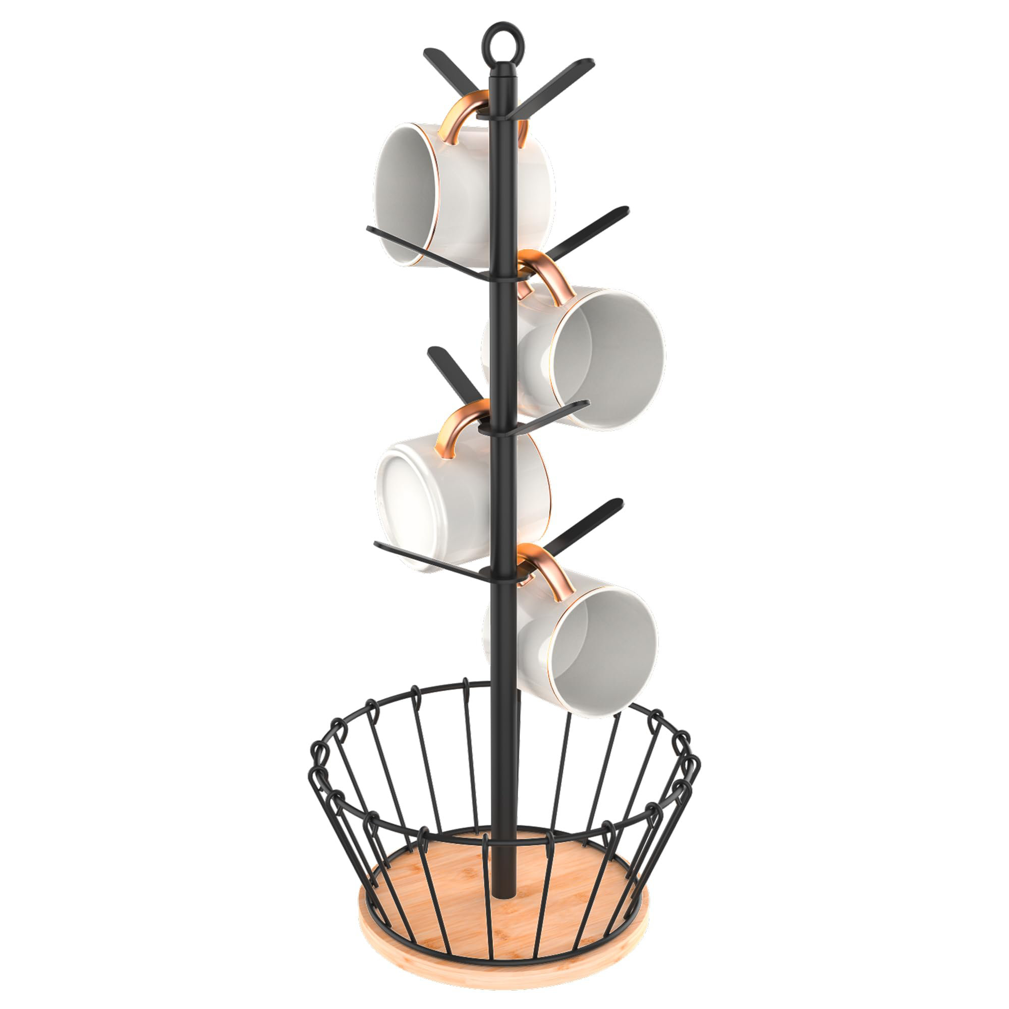 Ophelia & Co. Coffee Mug Holder,Coffee Mug Tree With 8 Hooks,Non-Slip ...