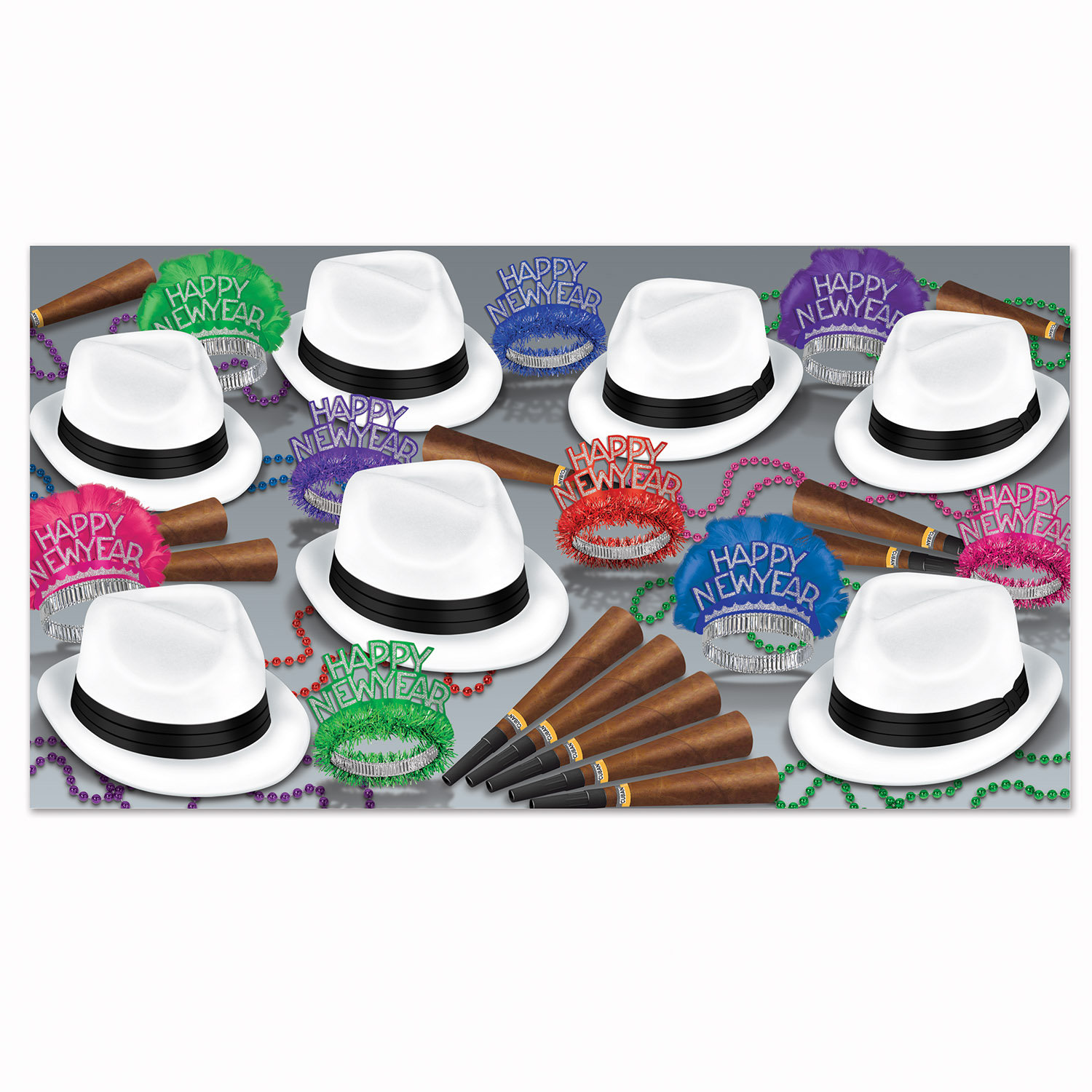 The Holiday Aisle® Havana Disposable Party Hat Set | Wayfair