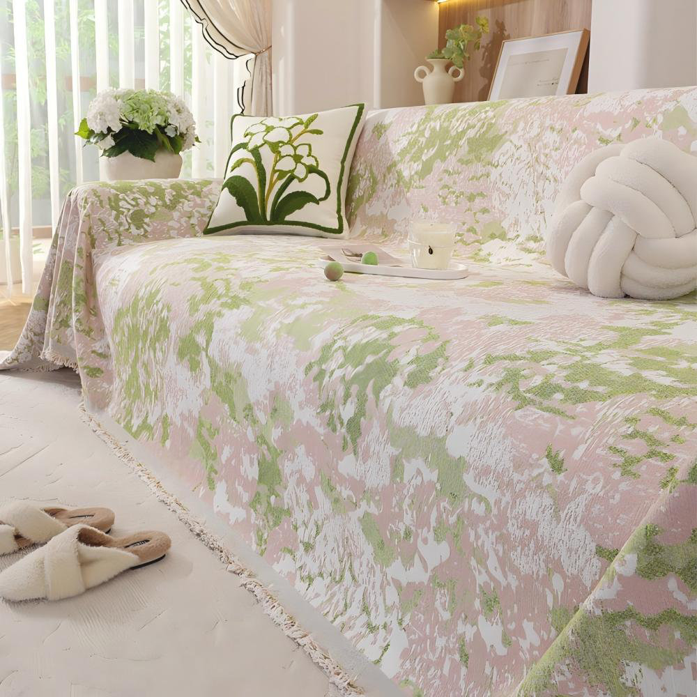 Nayoroom Vintage Slipcovers Jacquard Sofa Covers For Sectional Sofa ...
